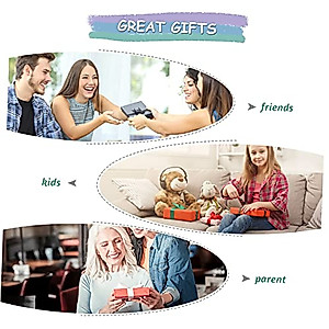 Abaodam Christmas Tree LED Lights Christmas Hanging Ornaments Xmas Glitter Lantern Snow Globe Lantern Table Decorations Christmas Tree Ornaments Christmas Light Pendants