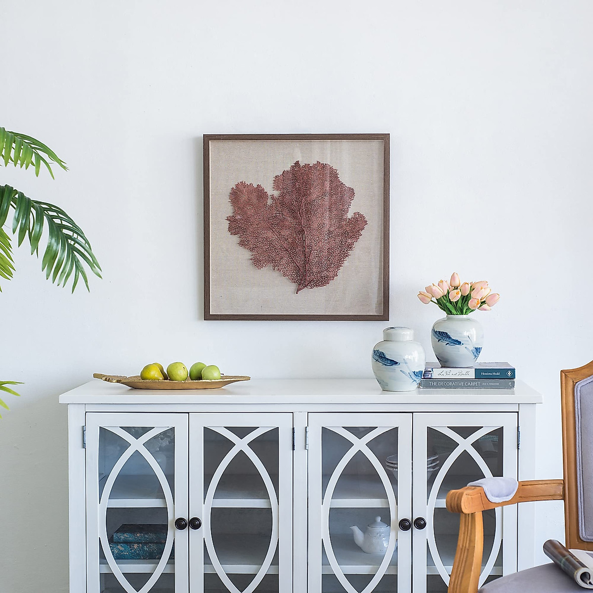 A&B Home Koi Lids, Small, Set of Two Jar, Set of 2, Blue