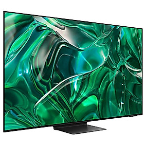 SAMSUNG S95C 77 inch HDR Quantum Dot OLED Smart TV (2023 Model) Bundle HW-S800B 3.2.1ch Soundbar (Black) with Wireless Dolby Atmos DTS:X
