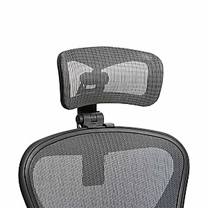 Engineered Now The Original Headrest for The Herman Miller Aeron Chair (Graphite, HW)