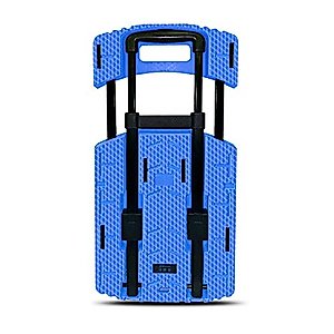 Portable Folding Handcart Folding Trolleys Portable Cargo Handling Car Push Hand Truck Folding for Easy Storage and 360 Degree Swivel Wheels Multi Function Folding Handcart