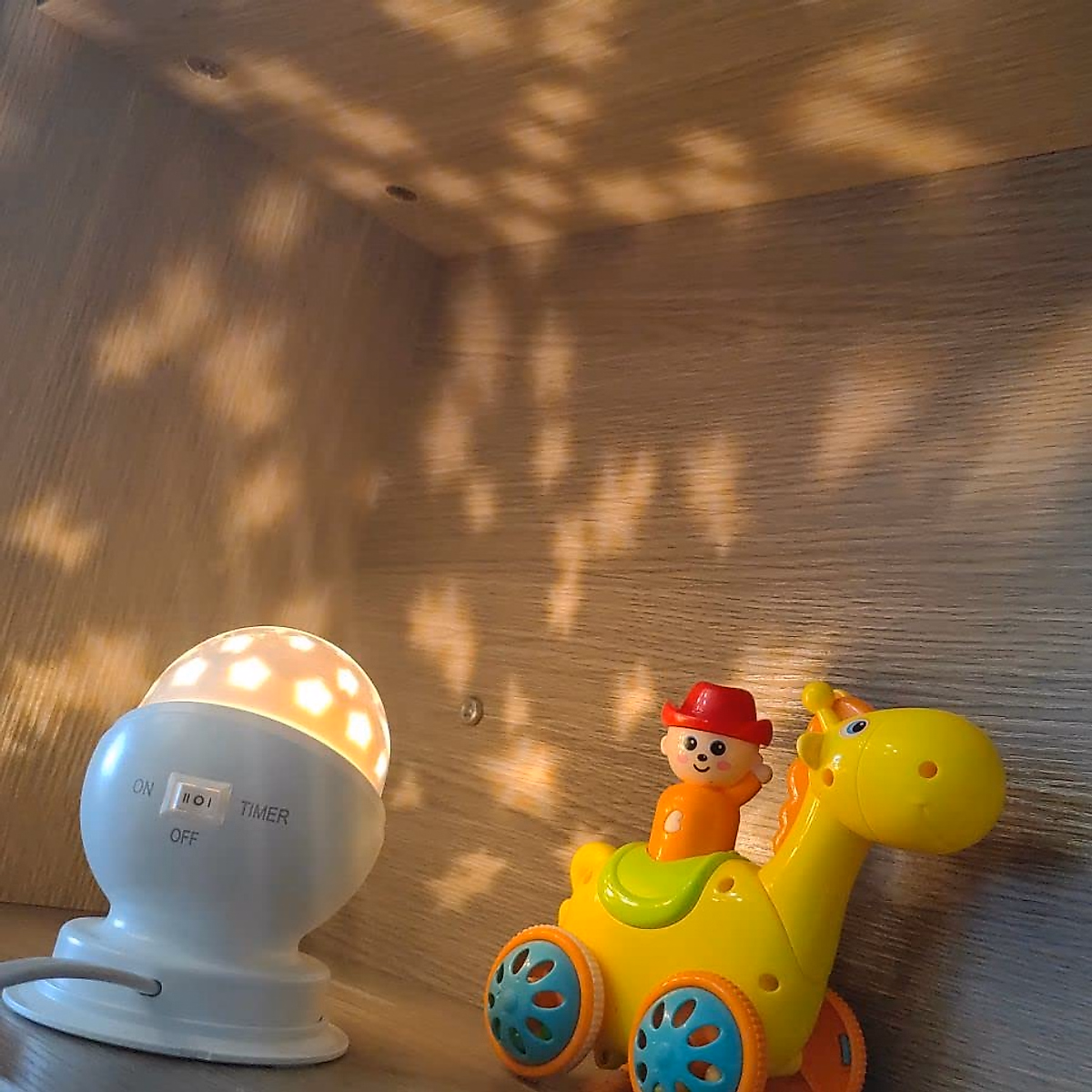 Toyunia Star Night Light for Kids Star Night Light for Kids Bedroom Girls Night Light Starry Night Light Projector Plug in Night Light for Kids with Timer (Plug in Rotating, 3000K)