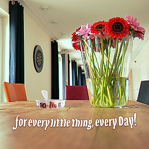 Craft County 6 Compartment Clear Plastic Flip Top Bead Storage Container - Organizer for Jewelry Making and Crafts