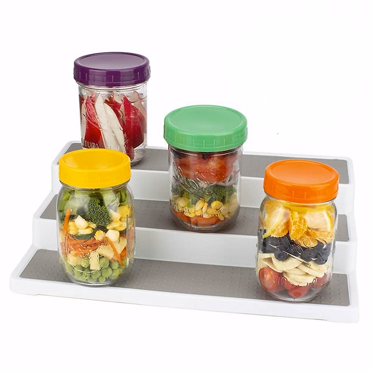 baxikly 8 Pcs Mouth Mason Jar Lids Canning Jar Lids Colored 70 mm Regular Canning Lids for Plastic Storage Caps for Mason/Canning Jars