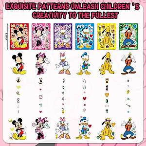 Mouse Party Favors, 122 PCS Mouse Party Supplies include Gift Bags, Make a Face Stickers, Spring Toys, Slap Bracelet, Stickers, Button Pins, Paper Party Glasses, Best Gift Bag Filler for Themed Party