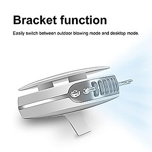 VR-robot Portable Hanging Neck Fan, Hands Free Air Cooler USB Rechargeable Personal Wearable Cooling Neck Fan, Adjustable Lanyard 3 Speed Mini Handheld Fan for Office,Camping,Travel,Outdoor