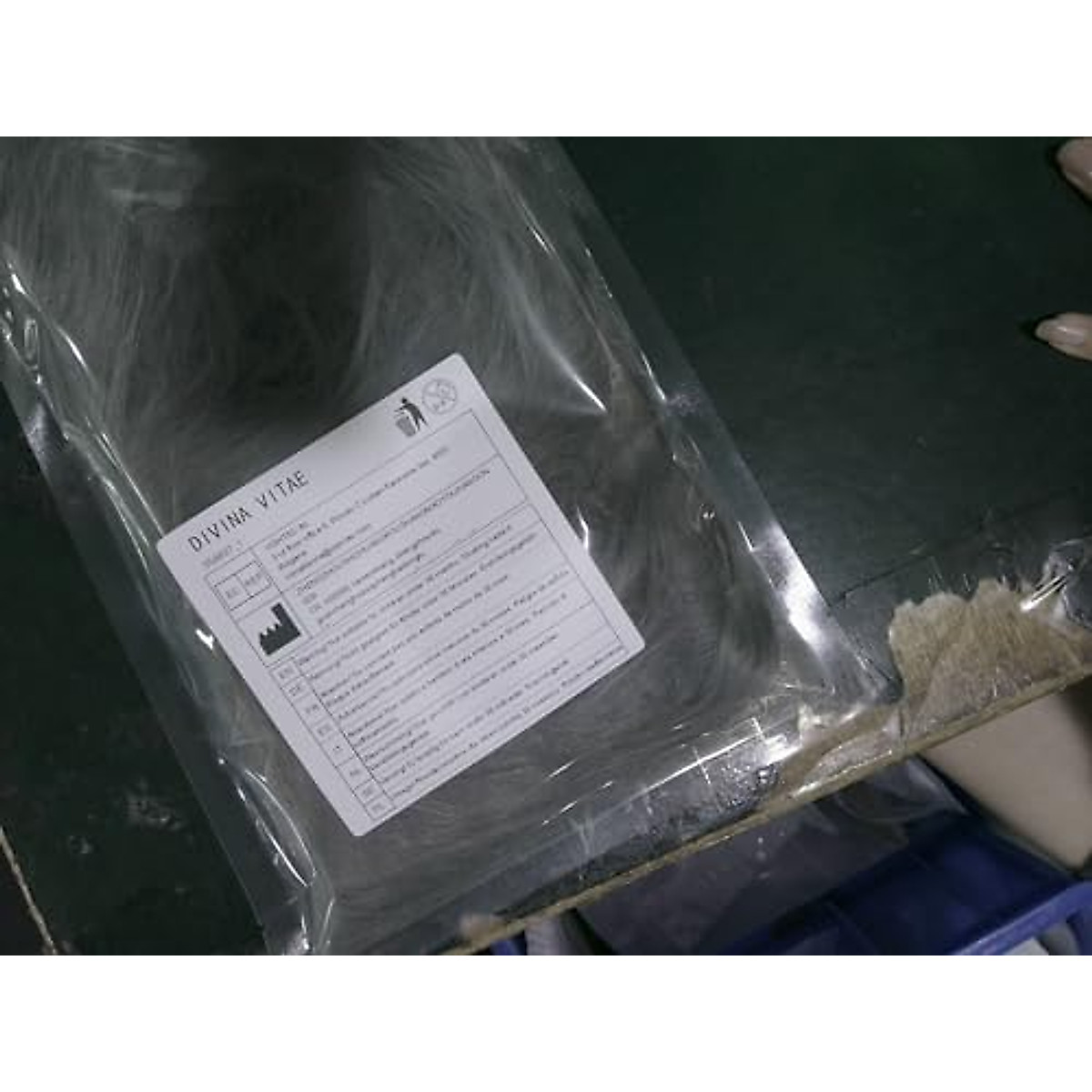 Shaggy Plush Fur Fabric Christmas Craft Fur 10 x 20inch Fuzzy Fabric Sewing Fur Cuts for DIY Crafts Halloween Winter Costume Decoration Rug Mat(Grey)