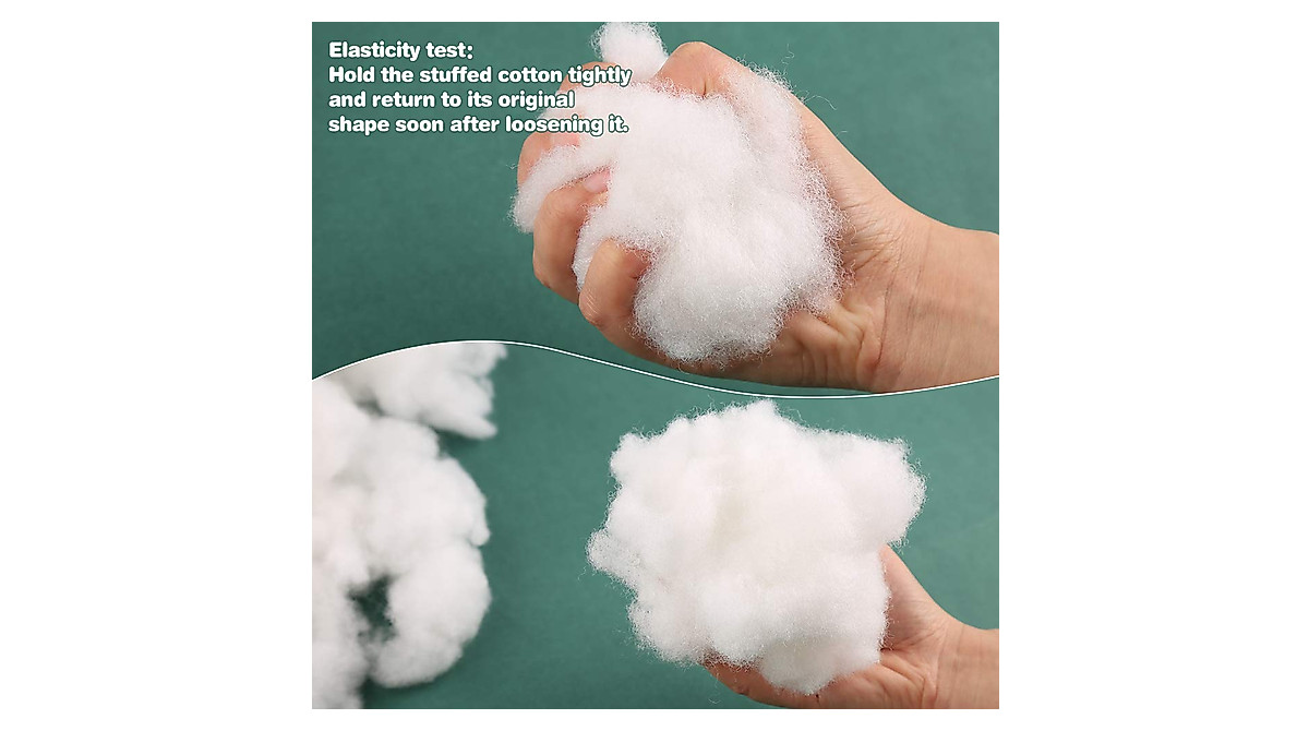 Bupete Polyester Fiber Fill 600g - Perfect for Plush & Crafts