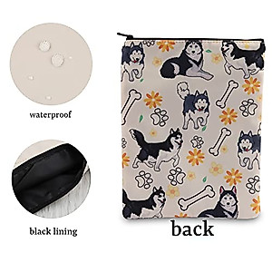 Husky Book Sleeve Husky Mom Gift Husky Dog Book Protector Best Husky Mom Ever Book Cover Husky Owner Gift