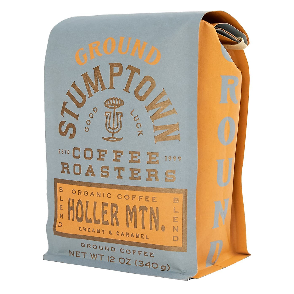 Stumptown Coffee Roasters, Organic Medium Roast Ground Coffee Gifts - Holler Mountain 12 Ounce Bag, Flavor Notes of Citrus Zest, Caramel and Hazelnut