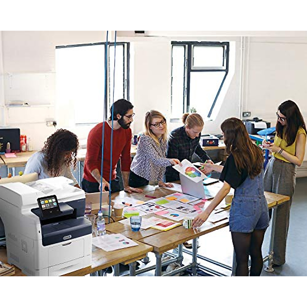 Xerox B405/DN Black and White Multifunction Laser Printer (Renewed)