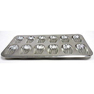 Norpro Tin Madeleine Sheet, 1-Pack, Silver