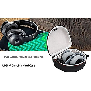 LTGEM Headphone Cases for JBL Live 650BTNC/400BT/460BT/500BT/460NC,JBL Tune 510BT,Tune 660 BTNC,Tune 560BT, Tune 500BT,E45BT Case,Replacement Hard Shell Travel Carrying Bag with Cable Storage