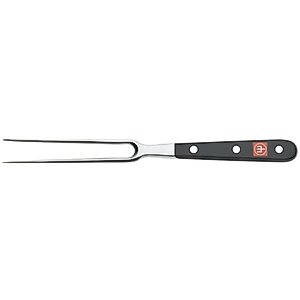 Wusthof CLASSIC Straight Meat Fork, Black, Stainless Steel