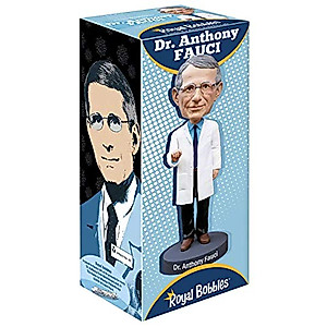 Royal Bobbles Dr. Anthony Fauci Bobblehead, Premium Polyresin Lifelike Figure, Unique Serial Number, Exquisite Detail