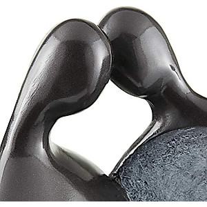 Modern Couple Outdoor Floor Tiered Water Fountain 47" High with LED Light Decor for Garden Patio Yard Deck Home Lawn Porch Office Bedroom House Living Room Exterior Balcony - John Timberland