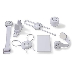 Safety 1st Outsmart Lever Handle Lock 2 Pack, One Size, White