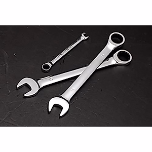 FLZOSPER 7mm Metric Ratchet Wrench,Box End Head 72-Tooth Ratcheting Combination Wrench Spanner