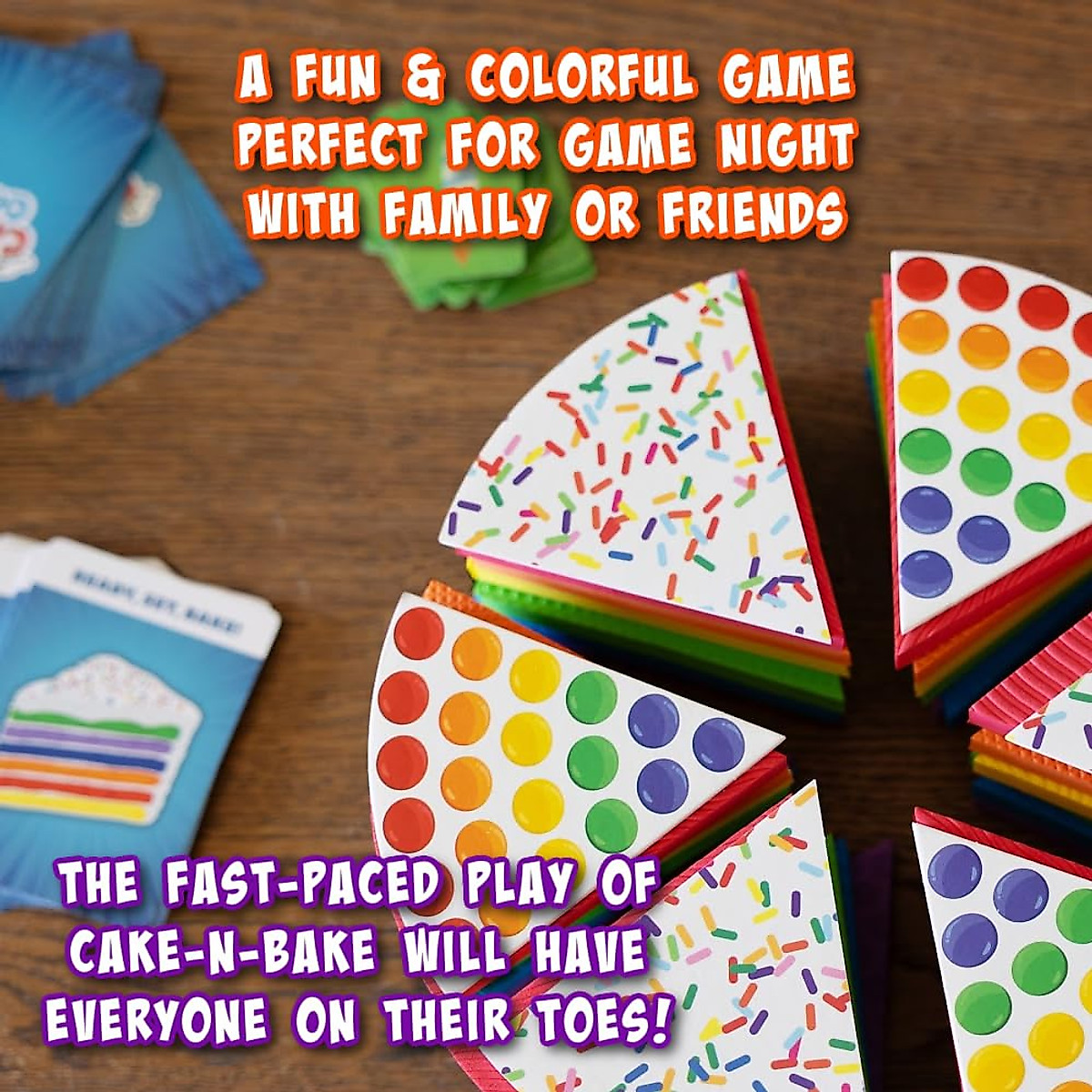 The Eggmazing Egg Decorator Cake-N-Bake Challenge | Kids' Color Matching, Cake Building Board Game for Age 4 & Up (2-6 Players)