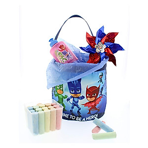 Disney PJ Masks Boys Girls Collapsible Gift Basket Bucket Gift Tote Bag (One Size, Blue)