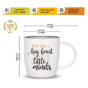 CARAKNOTS Teacher Appreciation Gifts for Women Teacher Gifts Teacher Tumbler Teacher Coffee Mug 13 OZ Set of 2 Teacher gifts in Bulk Teacher Wine Tumbler 12 OZ