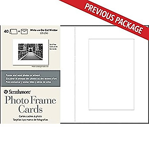Strathmore 105-185 Photo Frame Cards, 10 Cards & Envelopes, Multicolor, 10 Cards & Envelopes