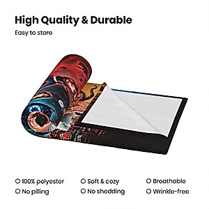 Things Blanket Christmas Throw Blanket Flannel Fleece Blanket Super Soft Warm and Cozy for Sofa Bed Couch Travel Blanket 50"x40"