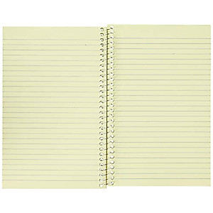 National Single-Subject Wirebound Notebooks, Narrow Rule, Brown Paperboard Cover, (80) 7.75 x 5 Sheets