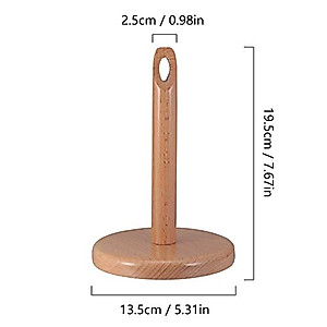 EXCEART Yarn Holder Knitting Yarn Holder Wooden Crochet & Thread Stand Storage Rack Knitting Accessories