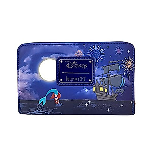 Loungefly Ariel Fireworks Zip-Around Wallet The Little Mermaid One Size