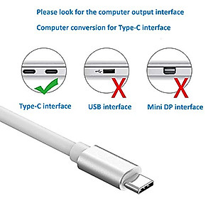 WJCCY USB Type C 3.1 to HDMI-Compatible USB 3.0 Dock Hub 3 in 1 USB C Adapter 4K Video PD Charge Converter