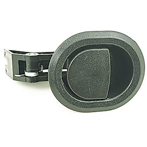 Pmsanzay Universal Oval Black Plastic Sofa Chair Suite Recliner Release Pull Handle Settee Couch Cable Part Adjuster/Durable Release Lever Handle Hard for Most Brands（Pack of 2）