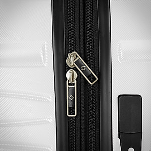 Samsonite Evolve SE Hardside Expandable Luggage with Spinners | Snow White | 2PC SET (Carry-on/Large)