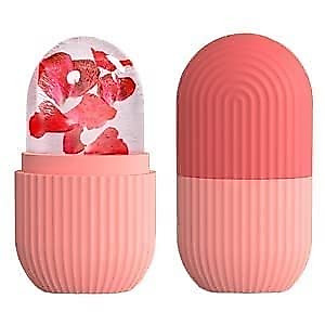 Ice for Face, Ice Face Roller, Ice Roller for Face and Eye, Reusable Beauty Ice Facial Roller for Face Skin Care Silicone Ice Stick Face Ice Mould Icing Tool, Gifts for Her