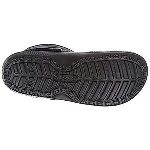 Crocs Unisex Classic Lined Neo Puff Fuzzy Winter Boots Snow Black, Numeric_7 US Women