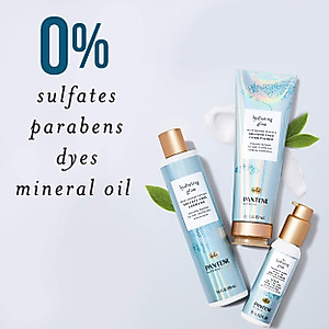 Pantene Shampoo and Conditioner Set, plus Hair Mask Rescue Shot Treatment, with Baobab Essence, Nutrient Blends Hydrating Glow, Sulfate Free