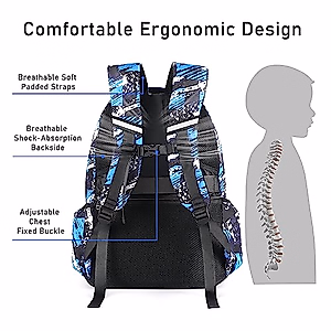 Kids Backpack for Boys Elementary Kindergarten Preschool Middle School Bag Bookbag Teen Boys Cute Anime Luminous Large 16-inch Laptop Backpack 8 9 10 11 12 13 14 15 Year Old Child Mochila Para Niños