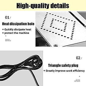 FUNNYBSG Food Heat Lamp Food Warmer, Square Hanging Food Warming Lamp, Electric Food Warmer for Parties Buffets, Strip Catering Infrared Heating Lamp for Keep Food Warm