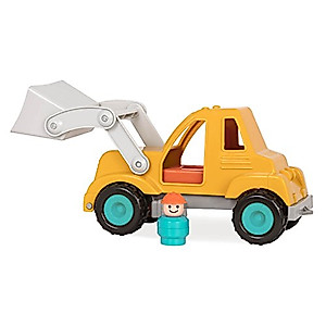 Battat – Toy Bulldozer – Classic Toddler Trucks – Yellow Construction Toy- Soft Rubber Wheels – Front End Loader- 18 Months +