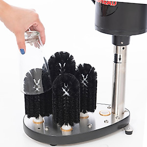FSE GW-120 Electric Upright Bar Glass Washer with 5 Brushes