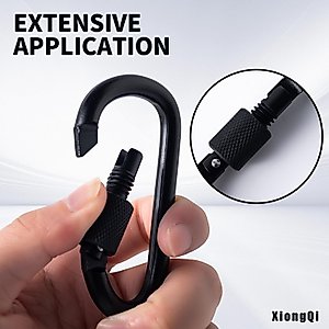 1/4 Inch Hex Shank Aluminum Alloy Screwdriver Bit Holder,Hexagonal Screwdriver Bit Holders,Quick-Change Extension,Keychain Extension,Release Quickly Tool Kit,Suitable for hexagonal handle tools (6)