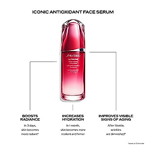 Shiseido Ultimune Power Infusing Concentrate - 50 mL - Antioxidant Anti-Aging Face Serum - Boosts Radiance, Increases Hydration & Improves Visible Signs of Aging