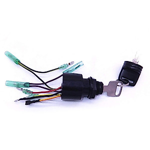 Boat Engine 87-17009A5 Ignition Key Switch for Mercury Marine Mercruiser Quicksilver Outboard Motors 3 Position Off-Run-Start