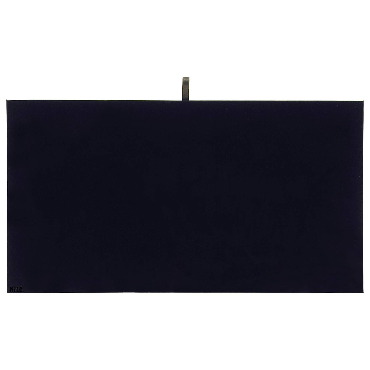 MOOCA Wooden Jewelry Display Case, Jewelry Organizer Case with Tempered Glass Top Lid & Removable Black Luxurious MDF Velvet Jewelry Display Pad, Natural Wood Colo