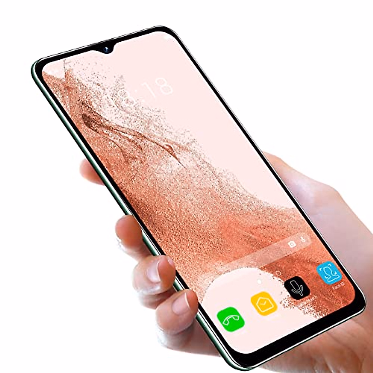 PUSOKEI S22 Ultra Smartphone, Unlocked Android Cell Phone, with 6.4in HD Screen, 4G Mobile Phone, Dual Sim, 6800mAh, Fingerprint Lock, Face ID, BT, FM, WiFi(Green)