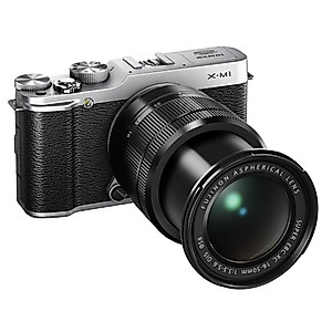 FUJIFILM Mirror-Less Single-Lens X-M1 Lens kit Silver F X-M1S / 1650KIT [International Version, No Warranty]