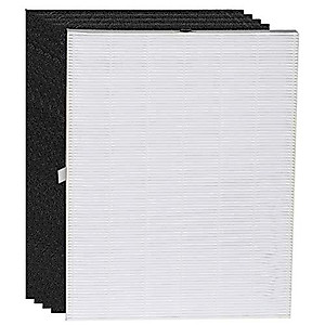 HIFROM Replacement True HEPA Filter with Plus 4 Carbon Filter 115115 Size 21 Compatible with Winix PlasmaWave air purifier 5300 6300 WAC5300 WAC5500 WAC6300- Filter A