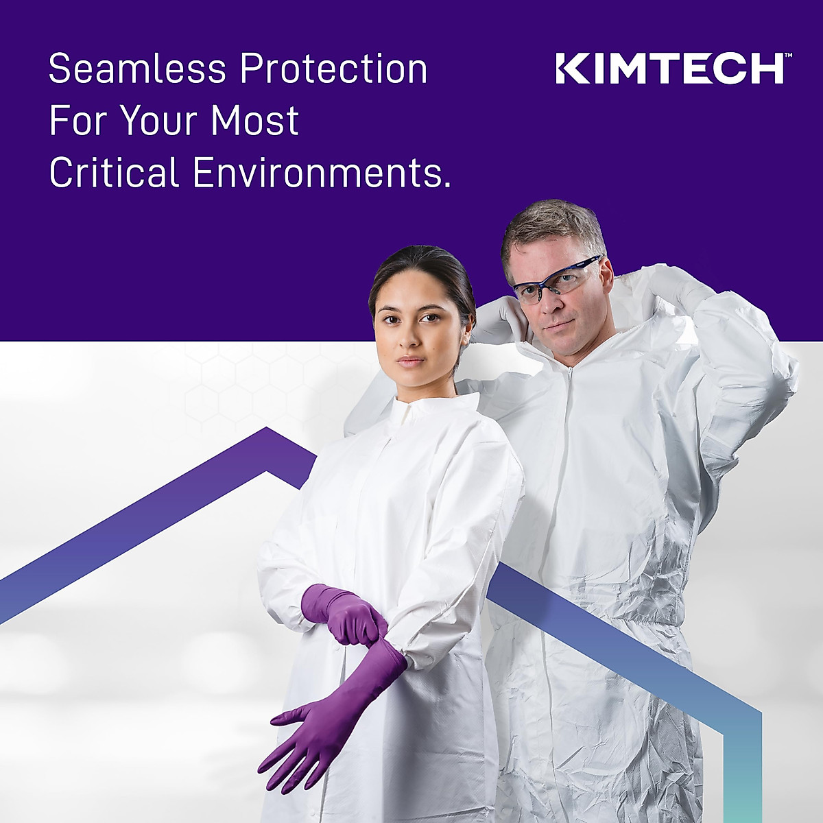 Kimtech™ Sterling Nitrile-Xtra™ Exam Gloves (53139), 3.5 Mil, Ambidextrous, 12", M (100 Gloves/Box)