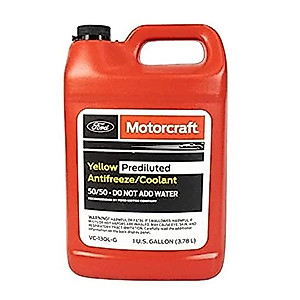Genuine Ford Fluid VC-13DL-G Yellow Pre-Diluted Antifreeze/Coolant - 1 Gallon