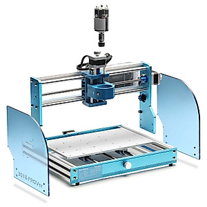Genmitsu 3018-PROVer V2 Upgraded Desktop CNC Router Machine with GRBL Offline Control, Limit Switches & Emergency-Stop, XYZ Effective Working Area 284 x 180 x 40mm (11.2 x 7.1 x 1.6 inches)
